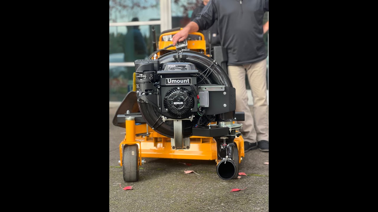 Umount 7hp Blower Operator Viewpoint - YouTube