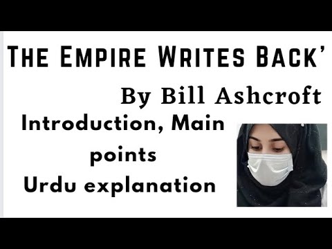 Empire Writes Back by Bill Ashcroft - YouTube