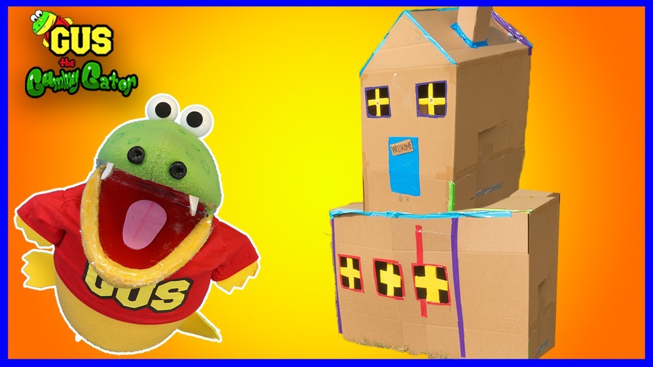 BOX FORT CHALLENGE! Build a Giant Mansion and Play Tag Kids Game - YouTube