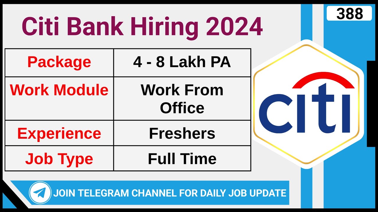 Citi Bank Hiring 2024 | Fund Accounting Analyst Job | Accounting Job ...