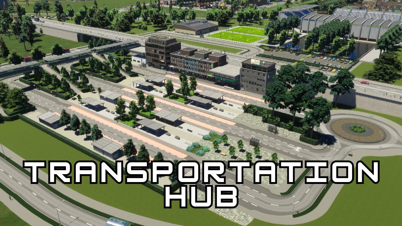 Building the Ultimate Transportation Hub in Cities: Skylines 2 - YouTube