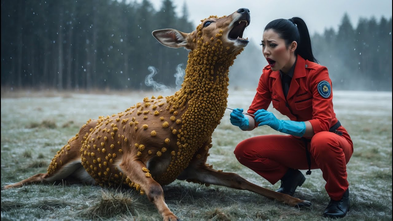 Wild Deer Infected With Parasitic Fungus – Body No Longer Belongs To It ...