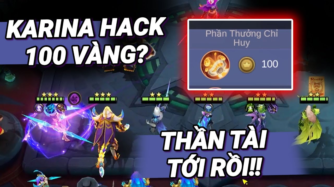 MLBB | KARINA HACK 100 VÀNG???? THẦN TÀI TỚI RỒI! | Tốp Mỡ - YouTube