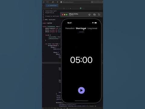 Create a Minimalist Pomodoro Timer App in SwifUI! - YouTube