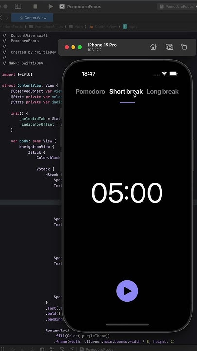 Create a Minimalist Pomodoro Timer App in SwiftUI! - YouTube