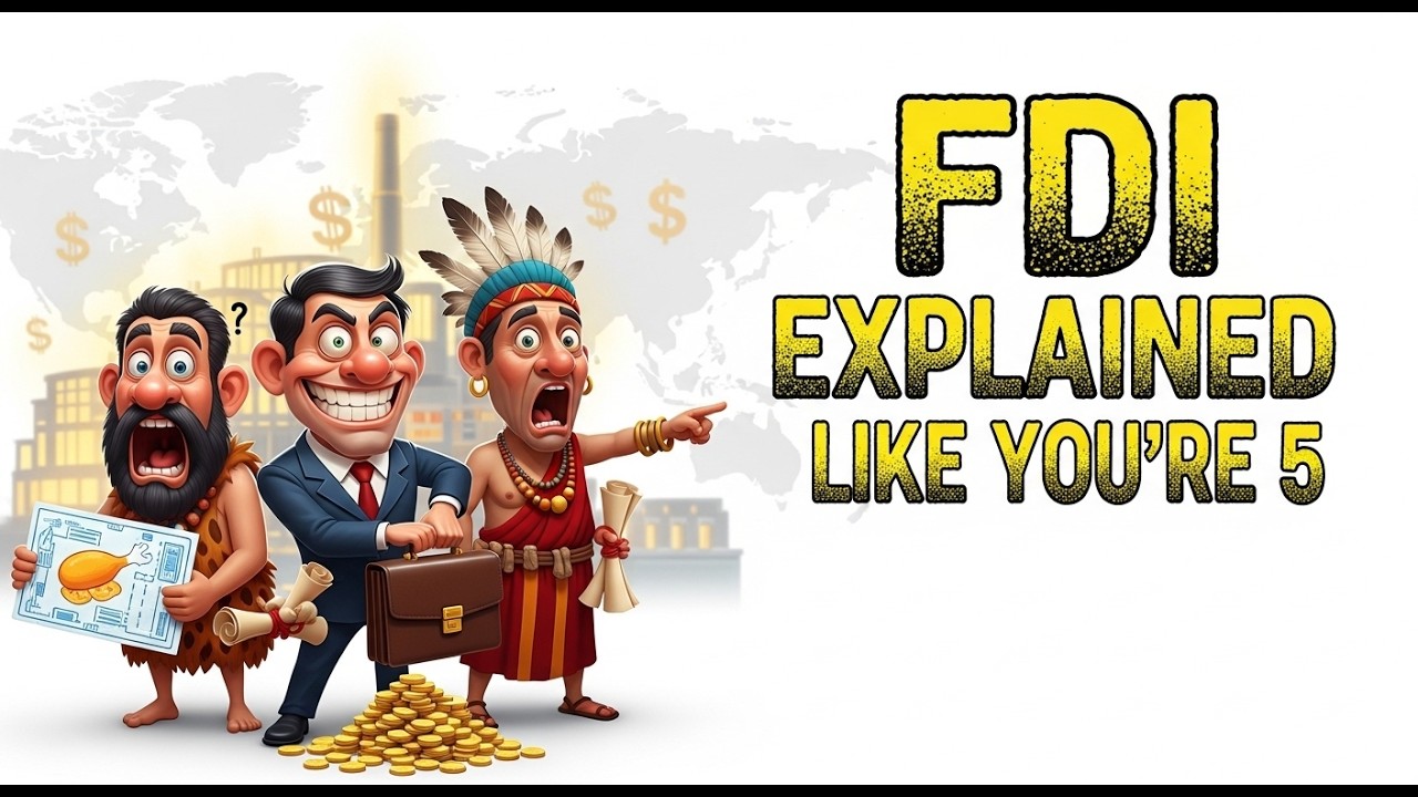 Foreign Direct Investment FDI Explained By Caveman - YouTube