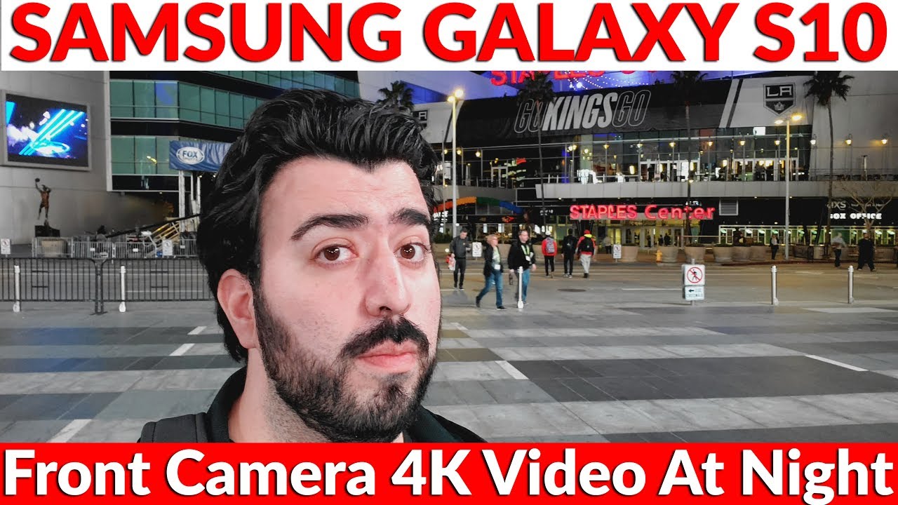 Unedited Samsung Galaxy S10 Front Camera 4K Video In Front Of The ...
