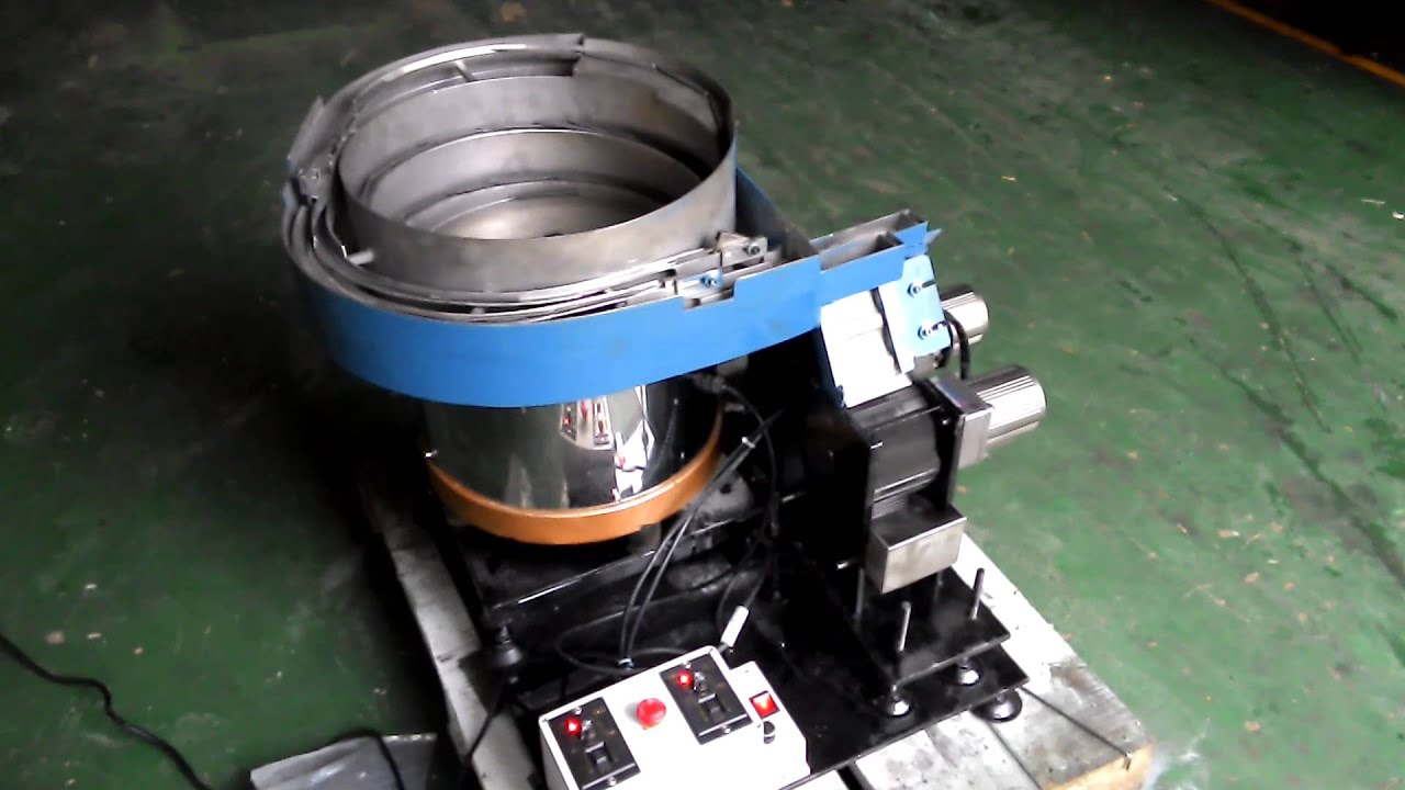 FEDA Automatic feeder vibration bowl feeder for terminal pins - YouTube