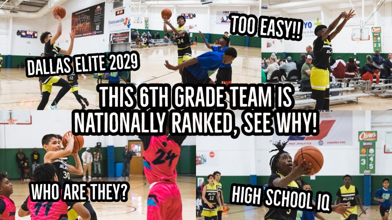This 6th Grade Team Is Nationally Ranked, See Why! Dallas Elite 2029 ...