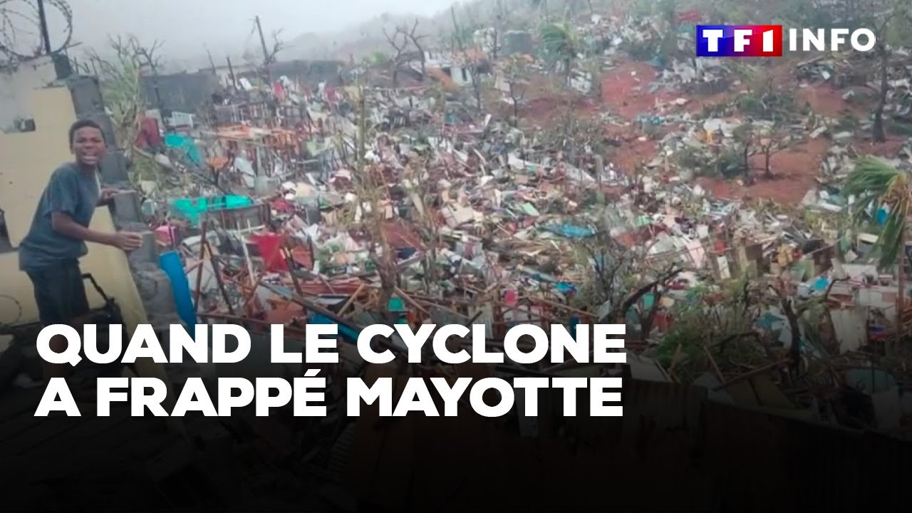 Des vents à 226 KM/H : quand le cyclone a frappé Mayotte｜TF1 INFO - YouTube