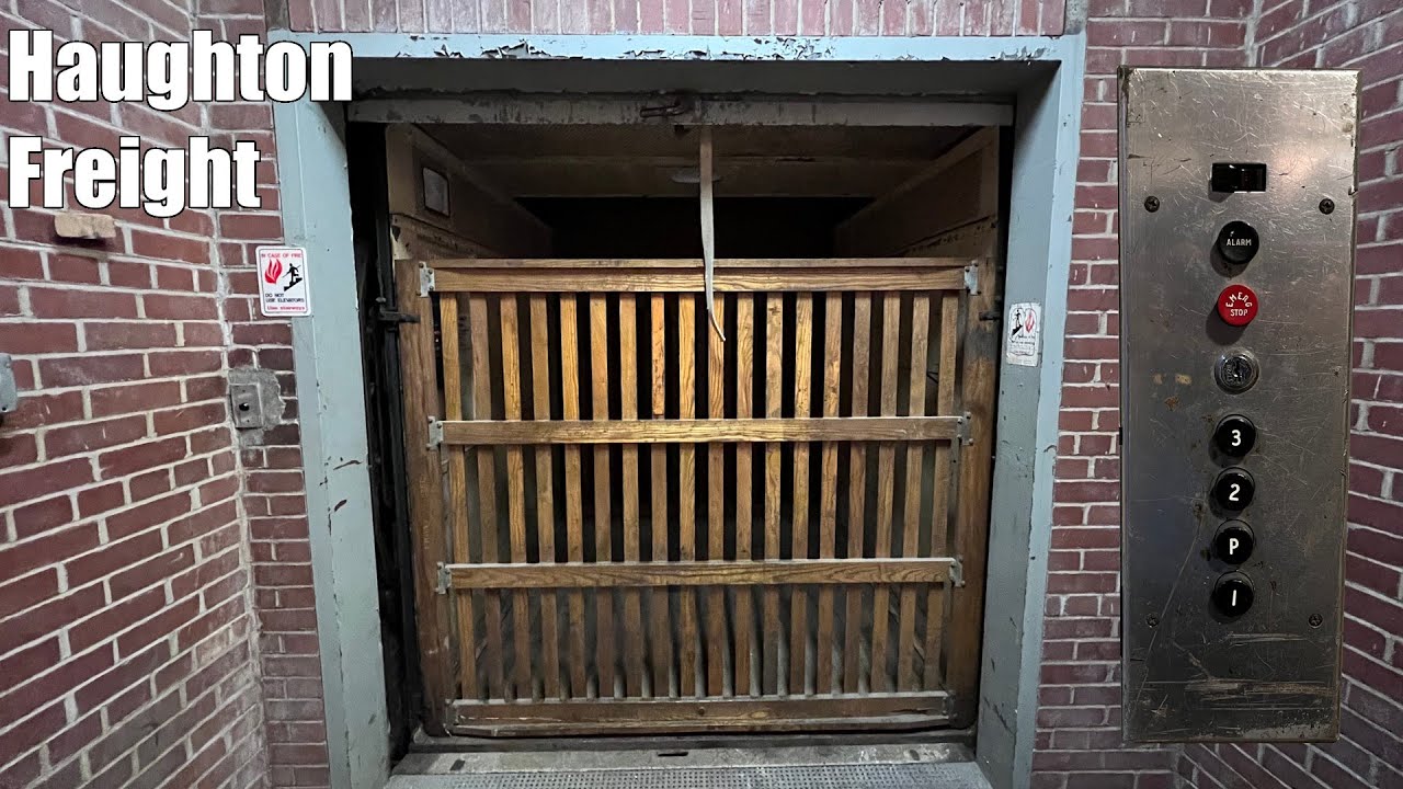 Epic Haughton Freight Traction Elevator in Pittsburgh, PA - YouTube