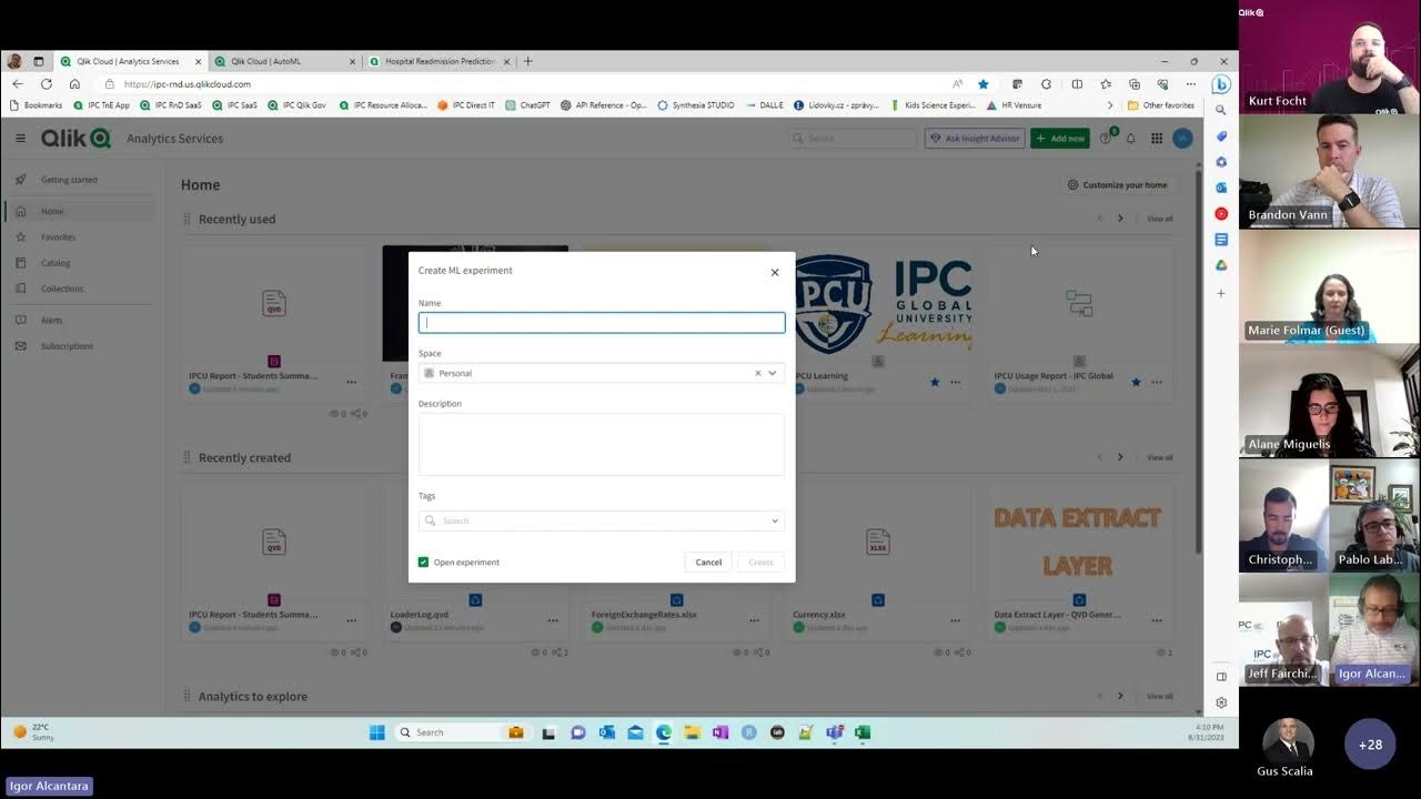 Webinar & Happy Hour: Qlik AutoML and Data Science - YouTube