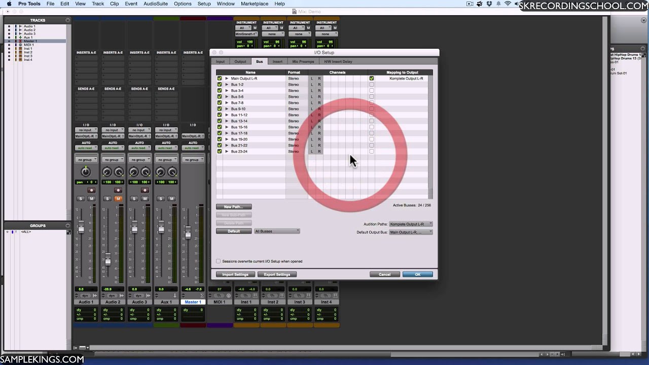 Pro Tool I/O setup Part 3 - YouTube