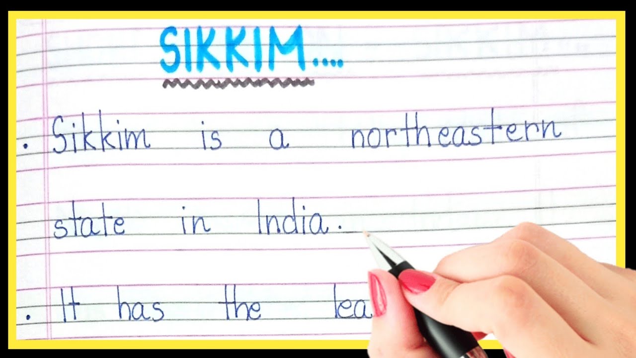 10 lines essay on sikkim in english | Sikkim par essay | Facts about ...