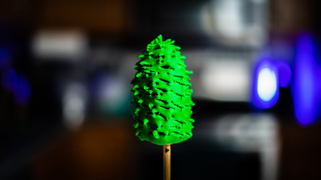 How to Make an Easy Fortnite Tree - Cake Decorating - YouTube