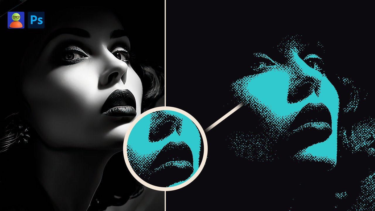 The SECRET to Creating AMAZING Dither Effects in Photoshop Tutorial ...