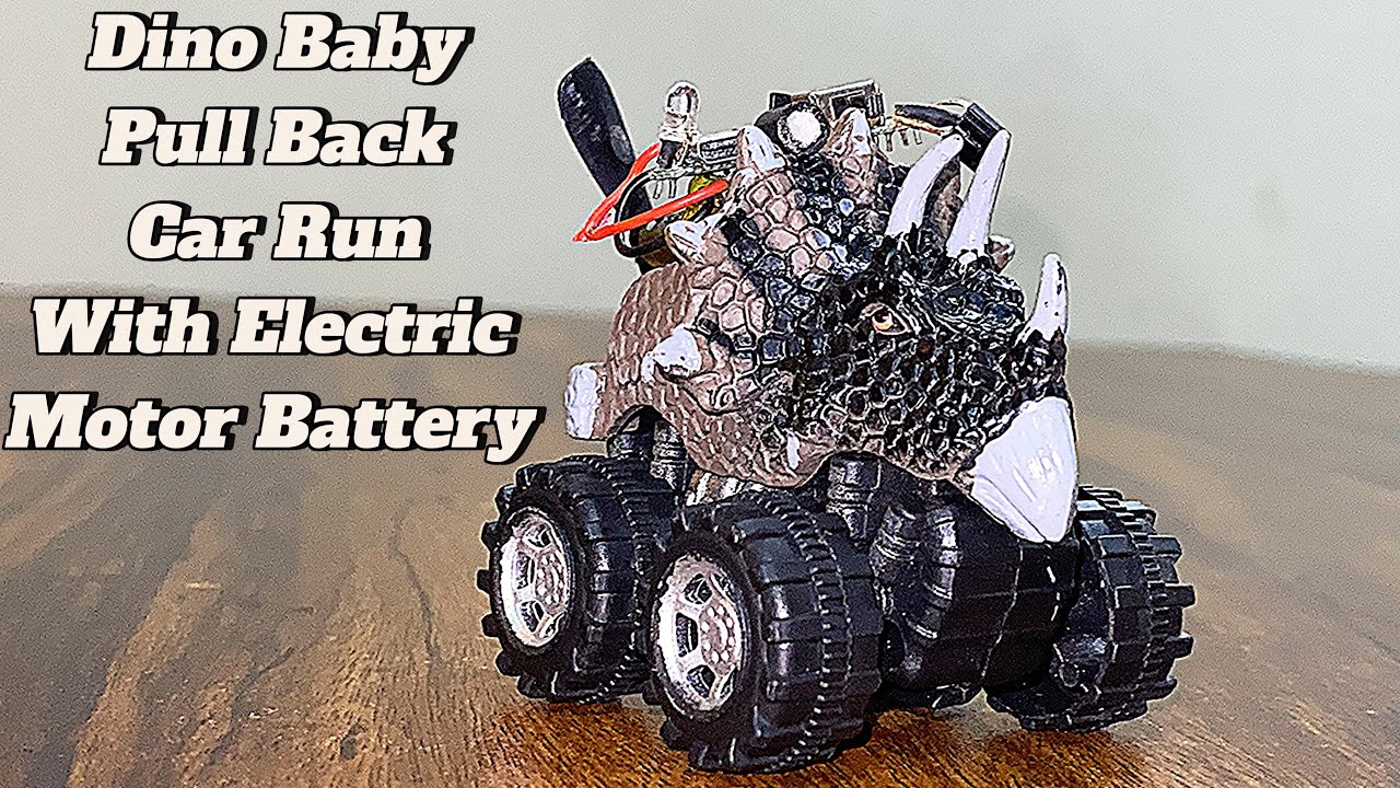 Installing Electric Motor Battery Into Model Dinosaur Vehicle | Science ...
