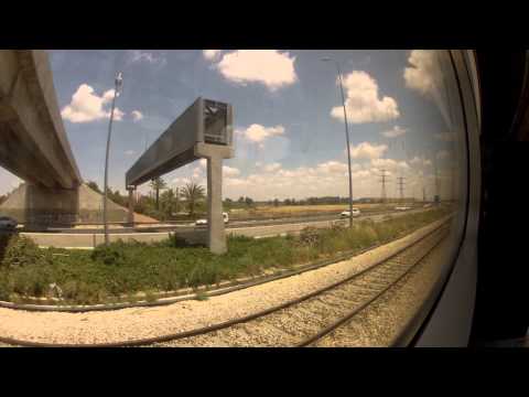 Israeli Train - from Jerusalem to Tel Aviv