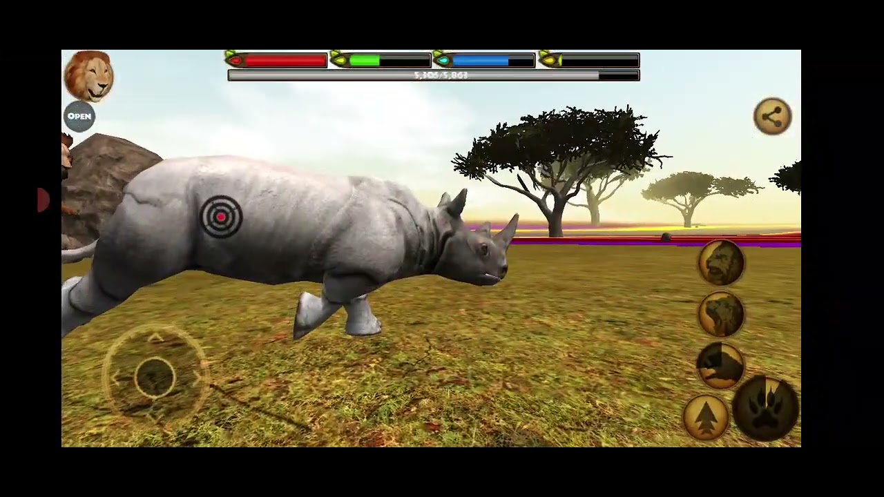 Lion goes on mark territory, Ultimate Lion Simulator Gameplay - YouTube