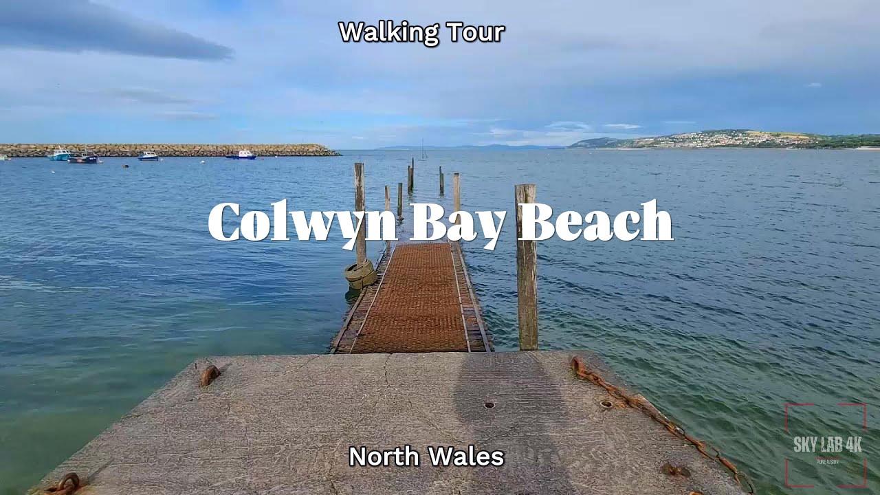 Walking Tour of Colwyn Bay Beach, Wales: Stunning Coastal Views - YouTube