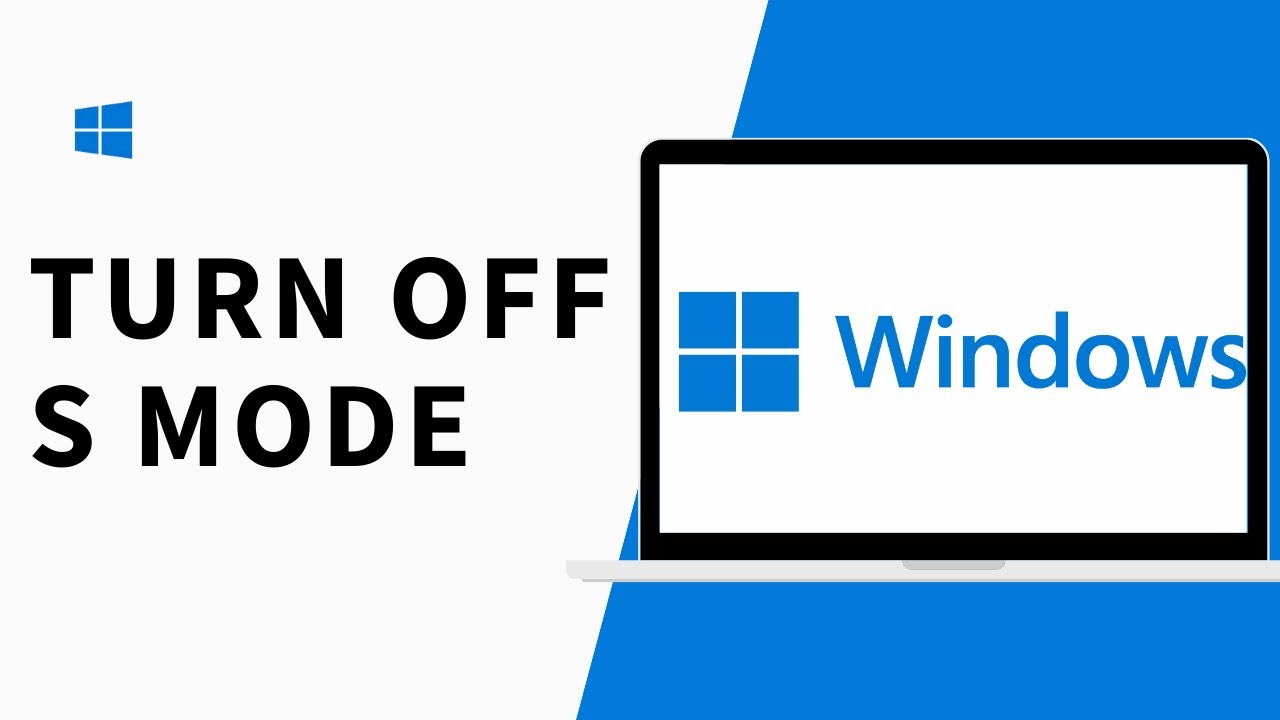 How to Turn Off S Mode on Windows? - YouTube