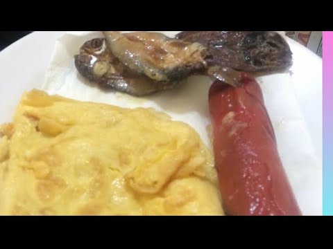Ofw Malakasang pinoy ulam hotsilog and tuyo silog 😊 - YouTube