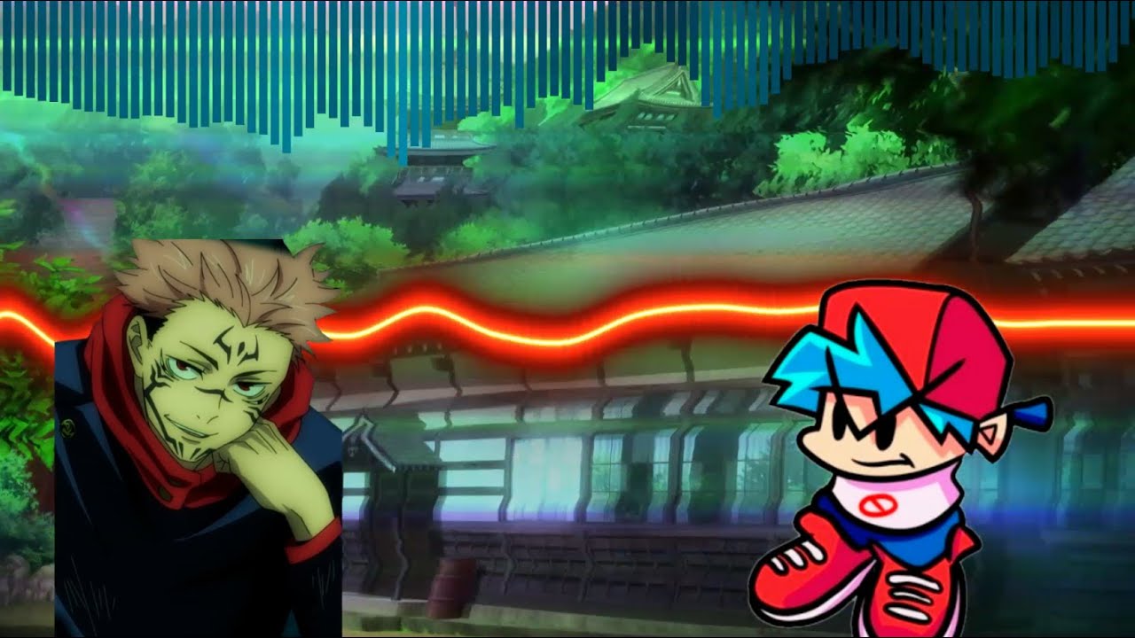 FNF COVER | FNF - Glitcher Remix | pero lo canta Sukuna - YouTube