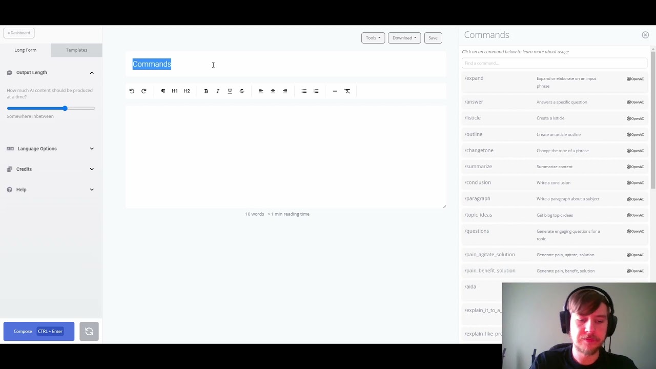 ContentBot.ai - Commands Explained - YouTube