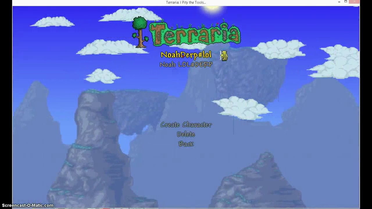 How to get your player back in singleplay terraria May not work anymore ...