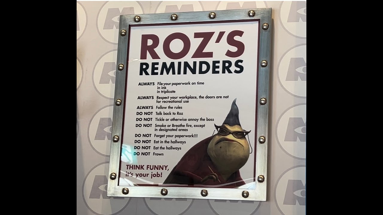 Unique company rules of Monsters, Inc. Company Store (Disney) - YouTube