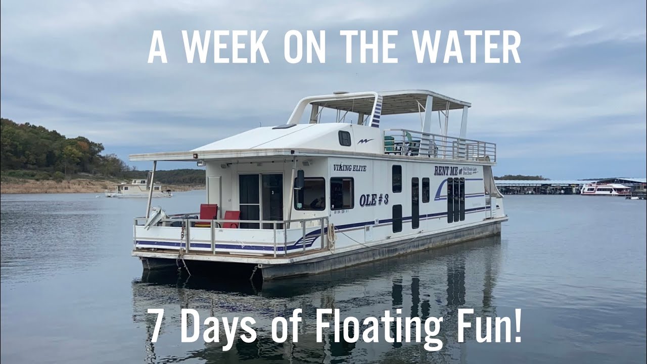 Floating to 50 on a 60ft houseboat - YouTube