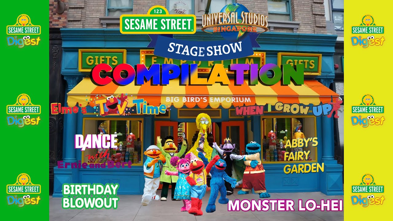 Sesame Street Universal Studios Singapore Character Stage Show ...