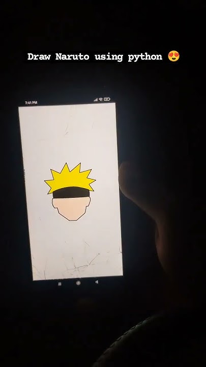 Drawing Naruto using Python #python #pythonprogramming #coding #shortsfeed #viral - YouTube