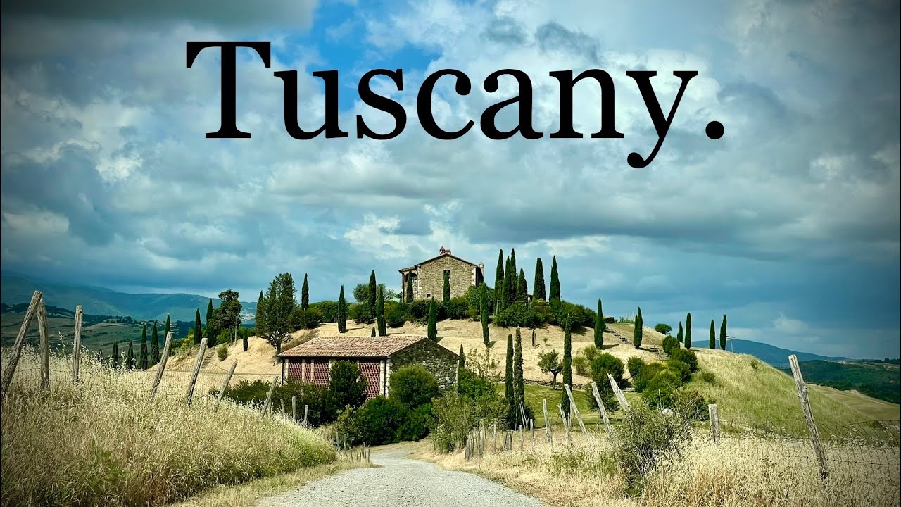 Driving through Tuscany via the Val d’Orcia region. - YouTube