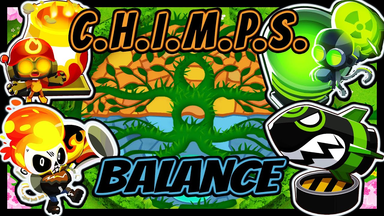 Balancing the bloons with explosive CHIMPS - YouTube