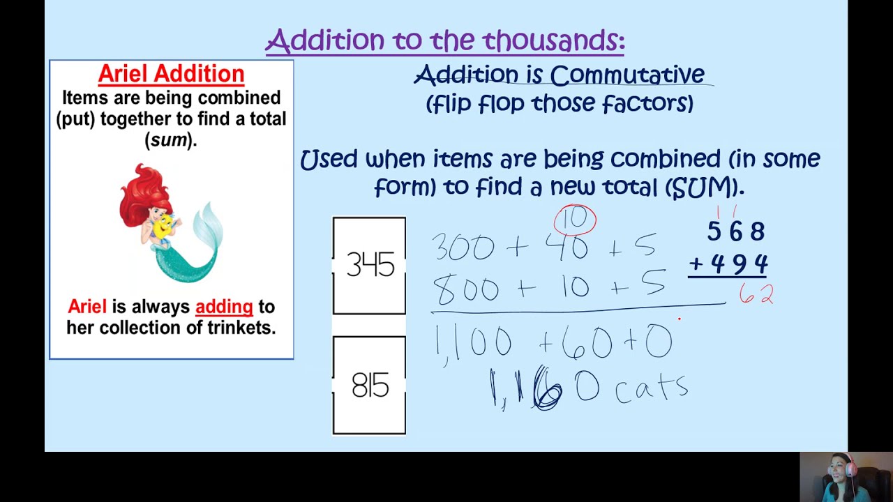 Tarter Talks Addition to 1,000 (3rd Grade Mini Lesson) - YouTube