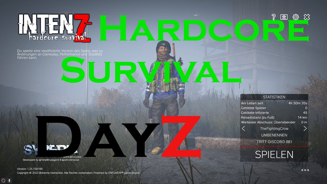 Let's Play Hardcore Survival Intenz DayZ Folge 2 - YouTube