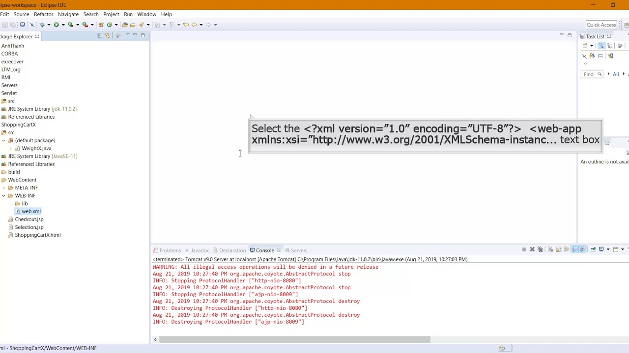 THLTM c09 jsp 3 web xml - YouTube