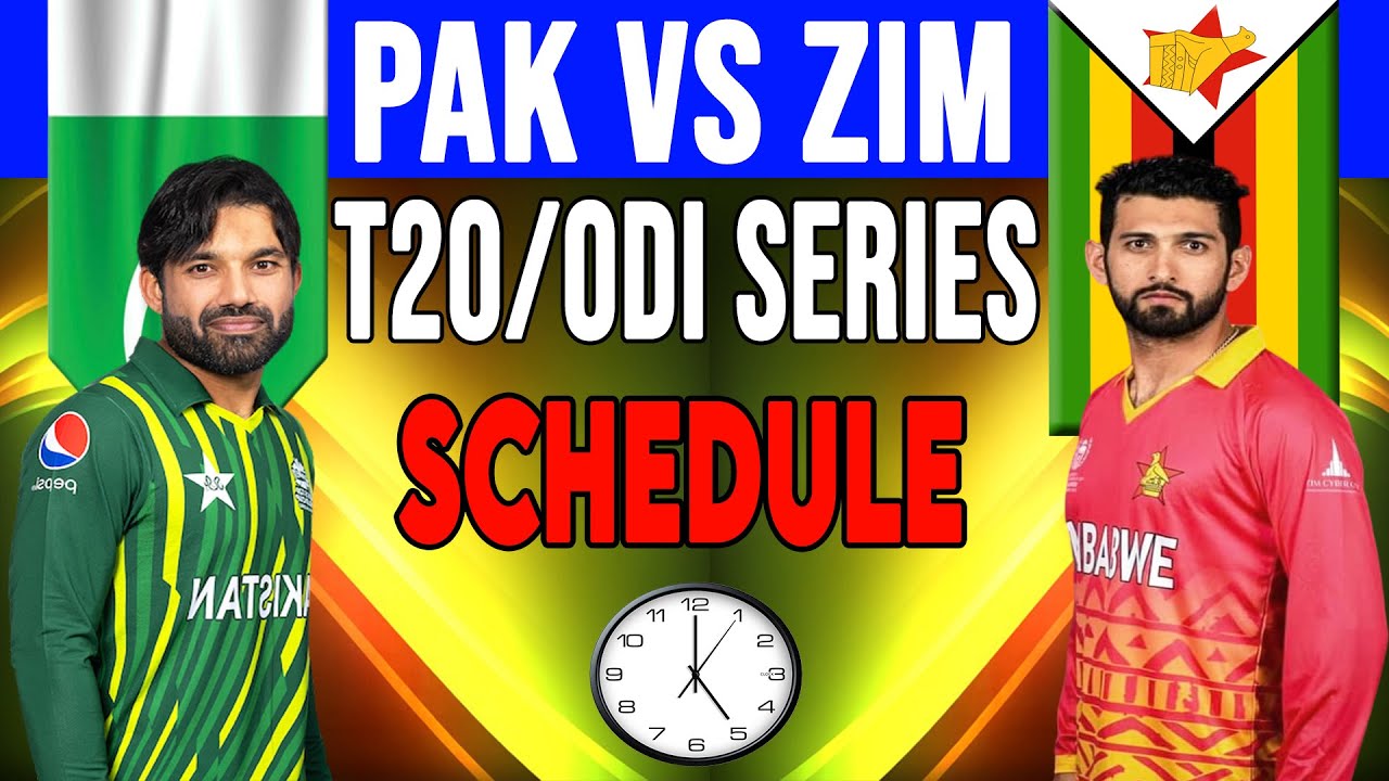 Pakistan Tour of Zimbabwe Schedule 2024 | PAK vs ZIM 2024 schedule ...