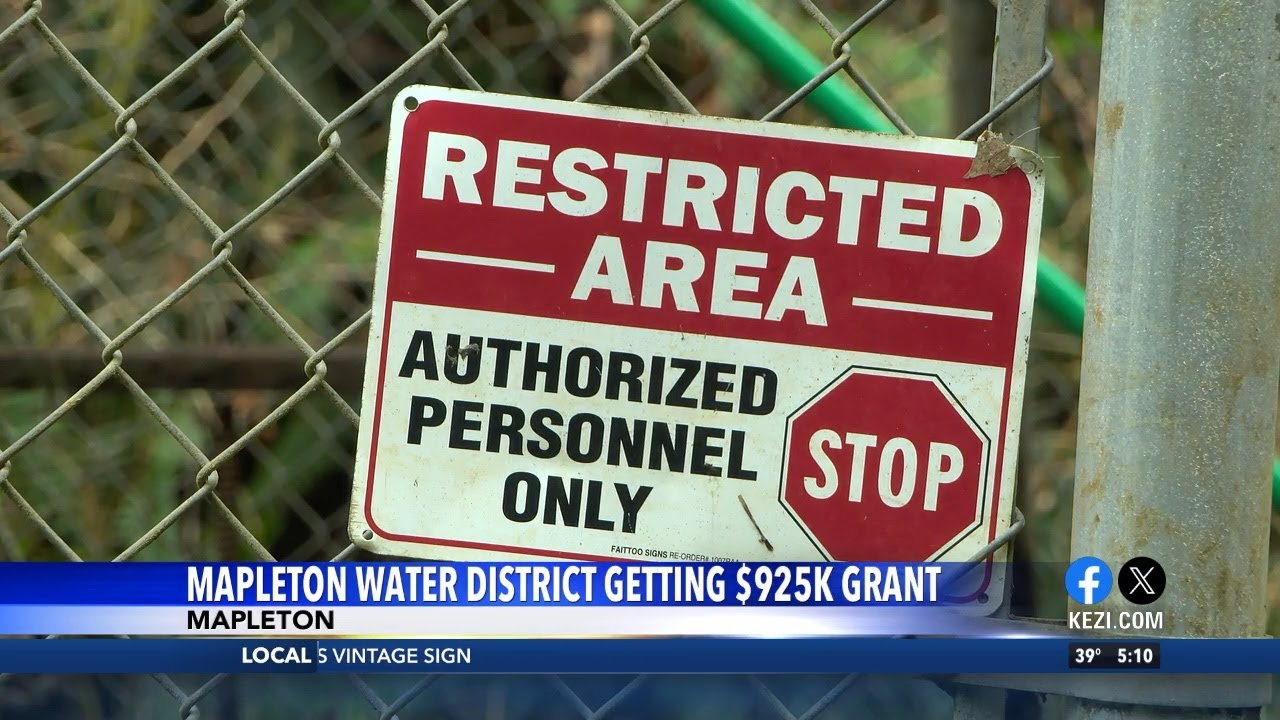 Mapleton Water District gets federal funding to improve infrastructure - YouTube