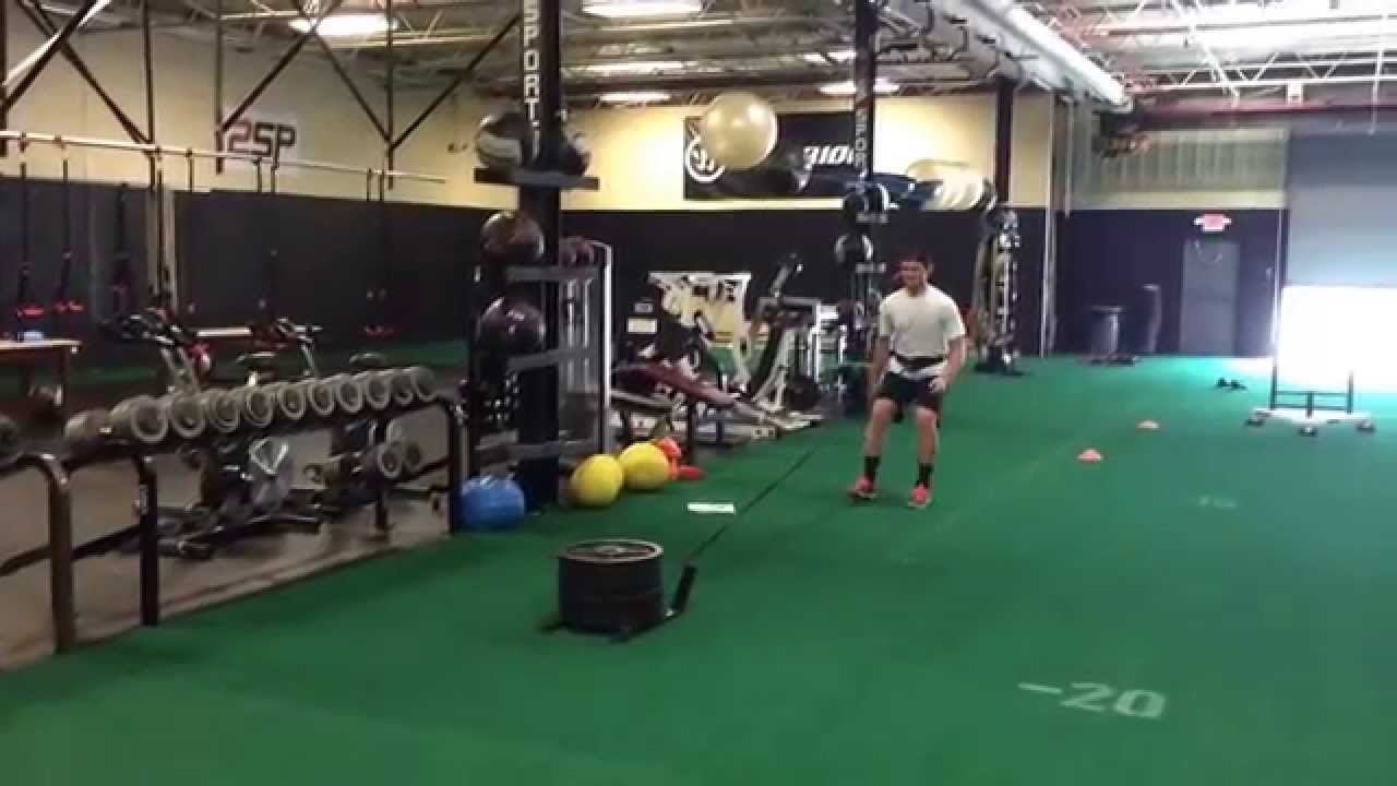 Reverse Heavy Sled Drag - YouTube