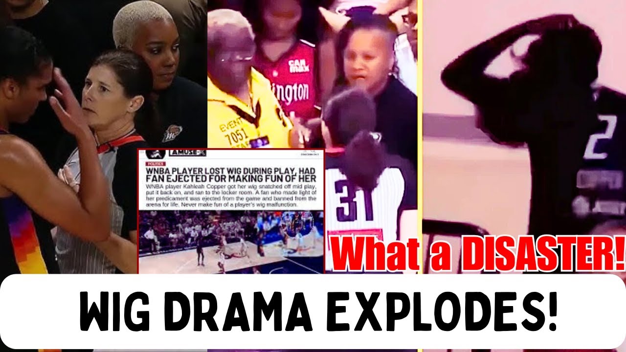 Embarrassing WNBA SCANDAL Wig Falls Off, Fan Thrown Out for Laughing ...