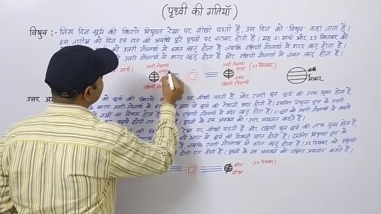 पृथ्वी की गतियां | Prithvi Ki Gatiya | घूर्णन गति और परिक्रमण गति ...