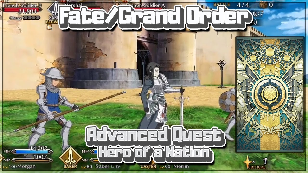 Hero of a Nation - Advanced Quest [FGO] - YouTube