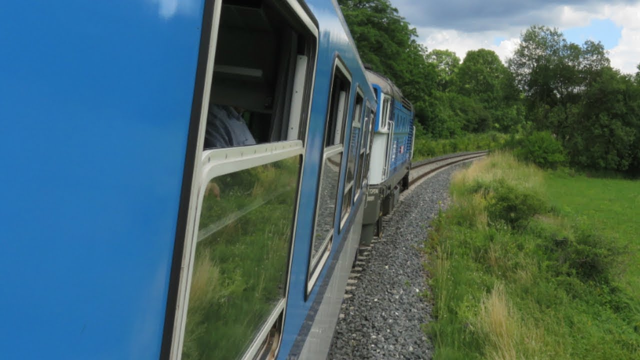 Czech Republic: Onboard behind CD Class 750 'Goggle' at Starkoc & Ceska ...
