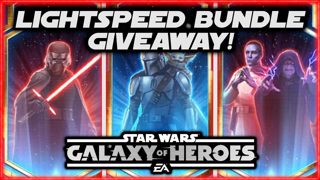 Ho Ho Ho! I'm Giving Away Lightspeed Bundles in Star Wars: Galaxy of Heroes! - YouTube