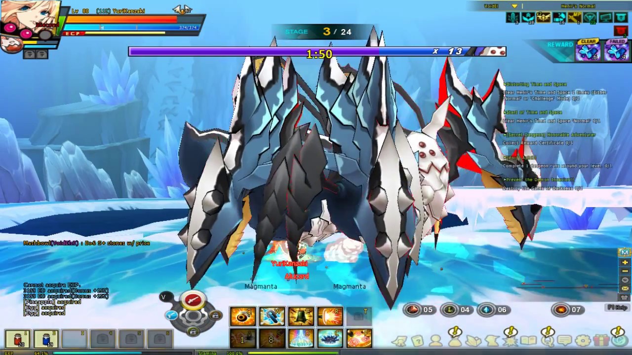Void Elsword Trans Freyja Henir Normal Solo - YouTube