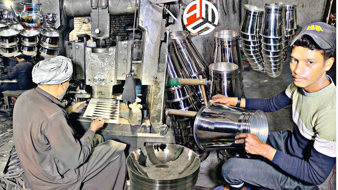 Top 10 Incredible Stainless Steel Utensils Production Process Videos ...