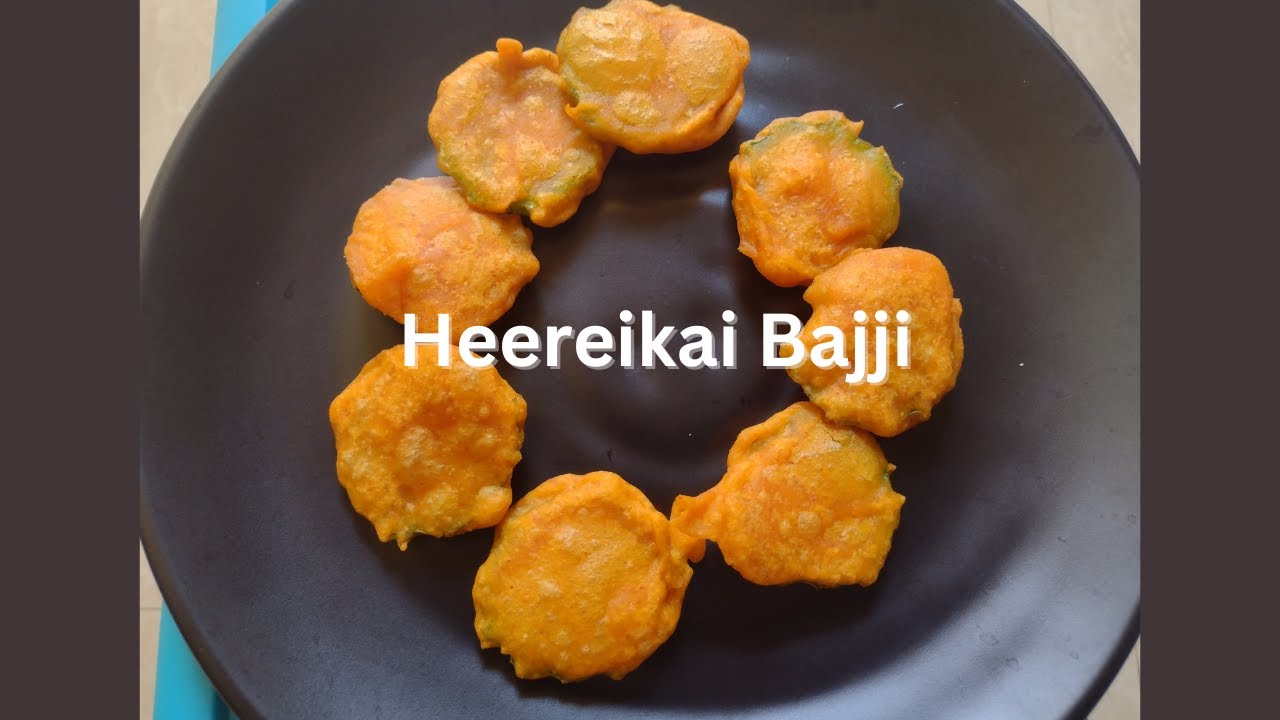 Ridge gourd bajji || Heerekai Bajji || Evening snacks || Side dish for ...