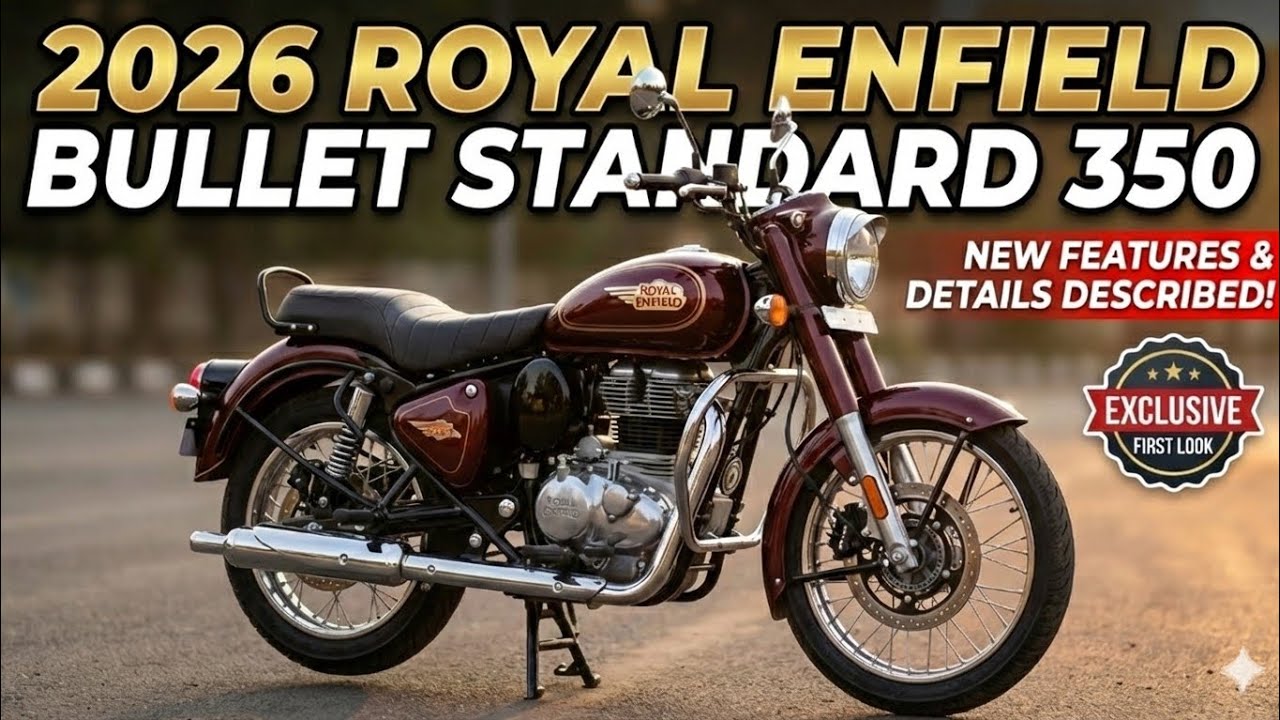 2026 RE Bullet 350 Standard: New Features, Price, & Full Details 🔥 ...